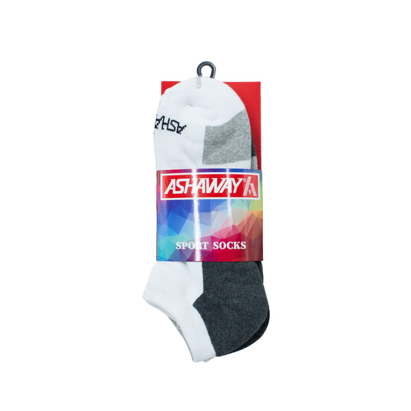 Ashaway Sports Socks AS-07P Assorted - 3 Pairs – CosmosSports